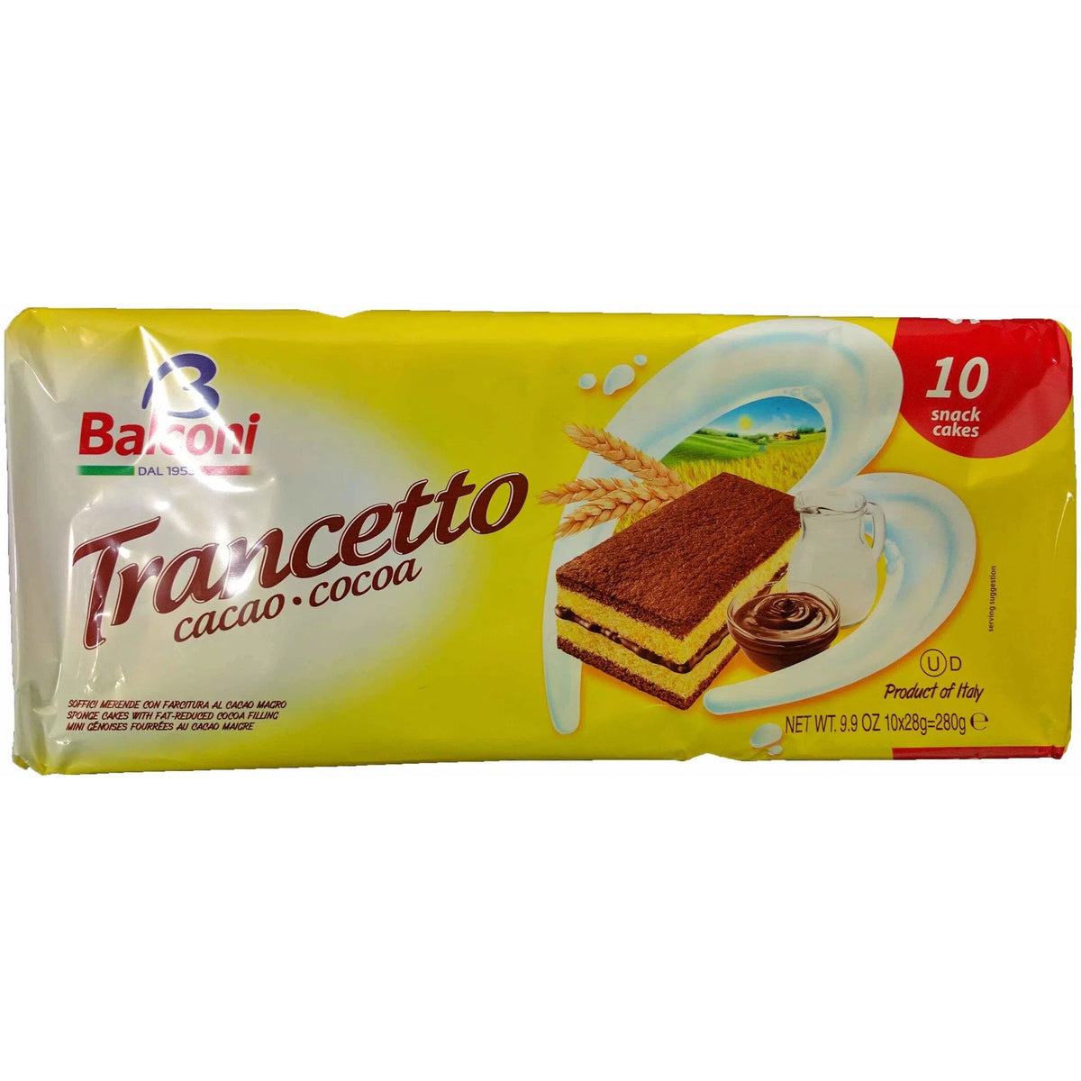 Balconi - Trancetto ( Chocolate Sponge Cake ) – The Italian Shop